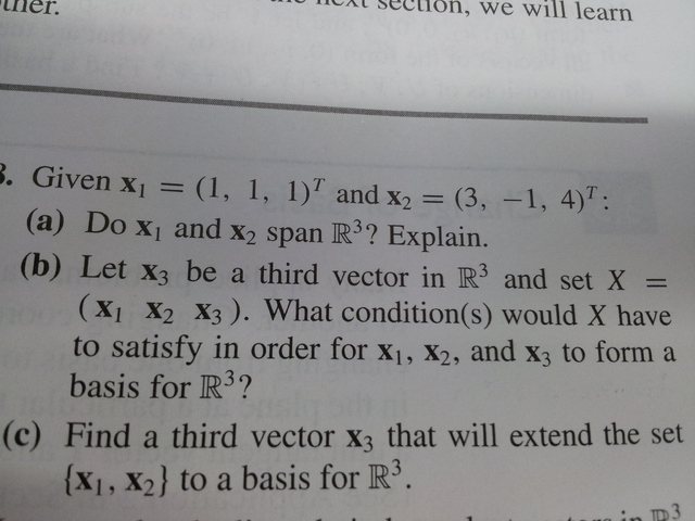 Solved Given x1 = (1, 1, 1)T and x2 = (3, - 1, 4)T: Do x1 | Chegg.com