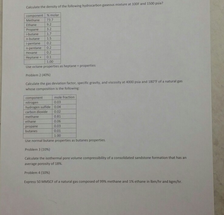 Solved Calculate the density of the following hydrocarbon | Chegg.com
