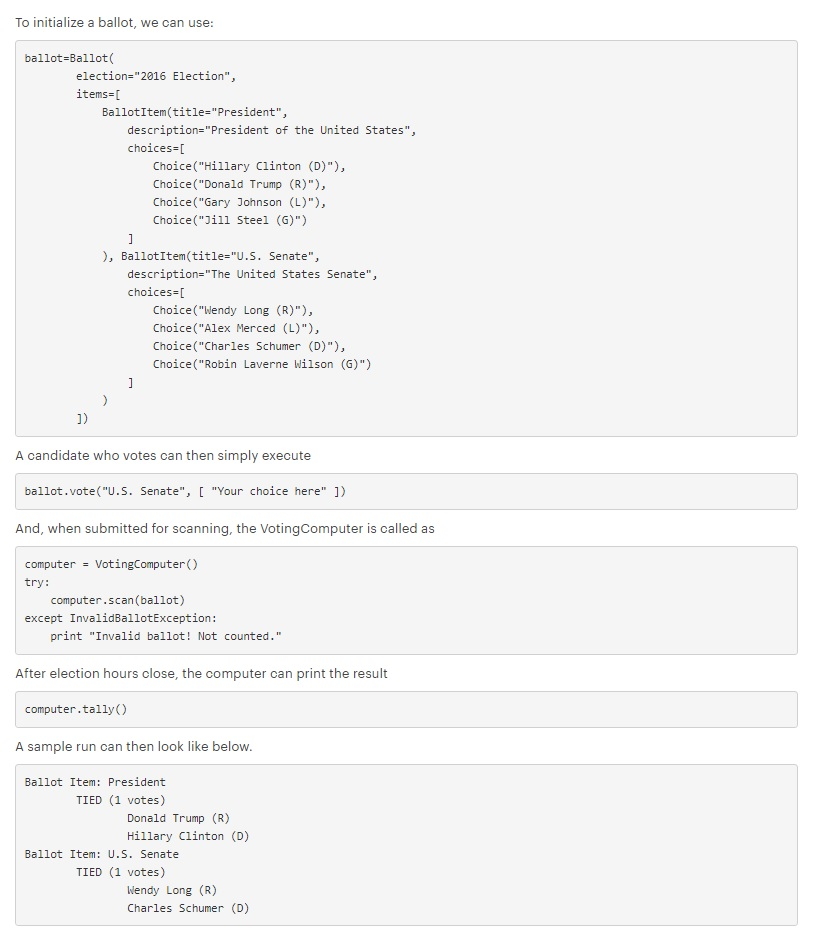 Solved Assignment: Implement e-Voting You will implement a | Chegg.com