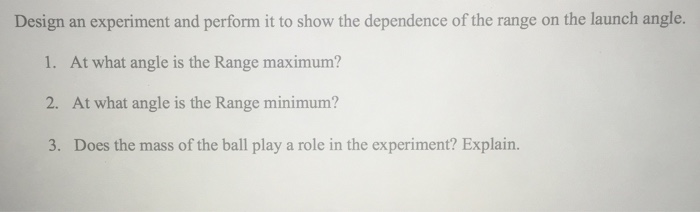 Solved Design an experiment and perform it to show The | Chegg.com