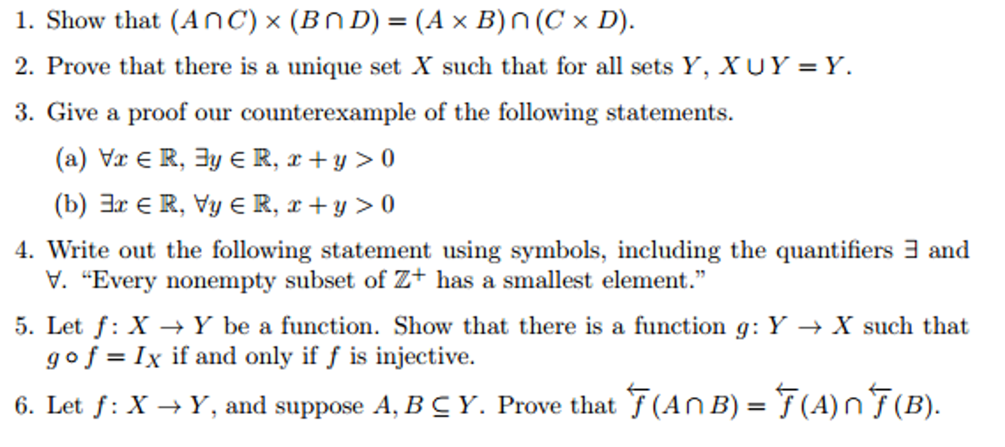 Show that (A intersection C) times (B intersection D) | Chegg.com