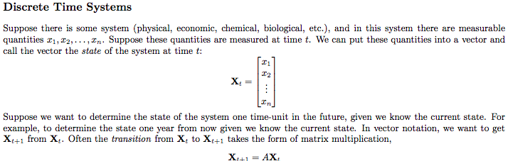 Solved MUST USE A MATRIX Basic population model: a | Chegg.com