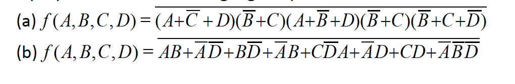 Solved autigers.org Simplify each of the following logic | Chegg.com