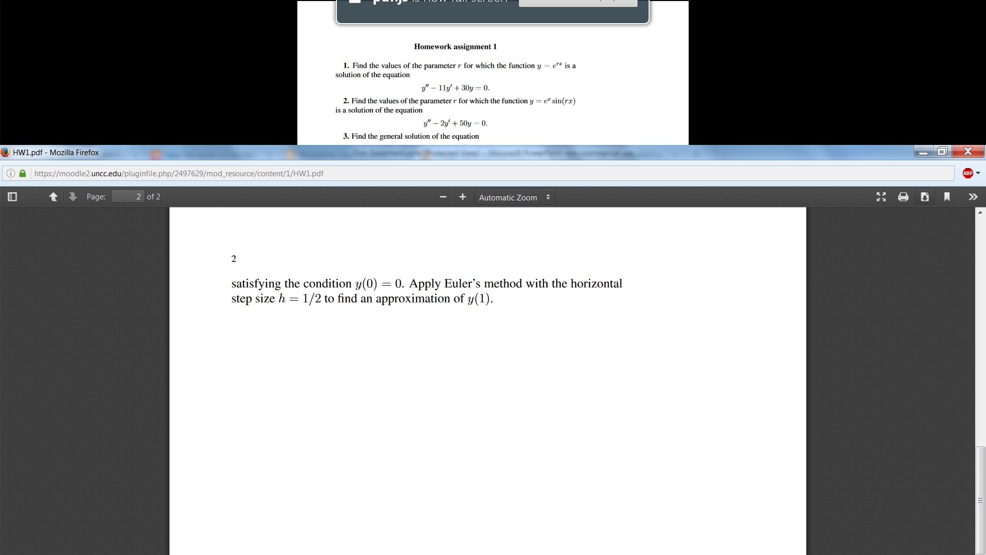 Solved Find The Values Of The Parameter R For Which The