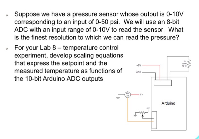 Solved Suppose we have a pressure sensor whose output is | Chegg.com