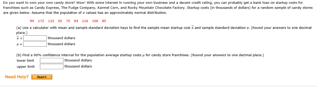 Solved Do You Want To Own Your Own Candy Store Wow With Chegg solved-do-you-want-to-own-your-own-candy-store-wow-with-chegg