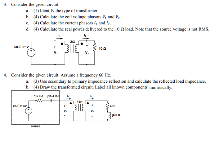 Solved 3. Consider the given circuit. a. (1) Identify the | Chegg.com