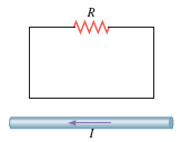 Solved The drawing shows a straight wire carrying a current | Chegg.com