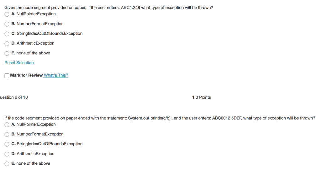 Solved Which of the following messages passed to the String | Chegg.com