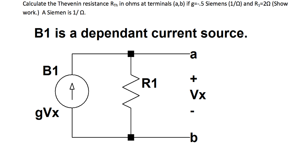 Solved Calculate the Thevenin resistance RTh in ohms at | Chegg.com