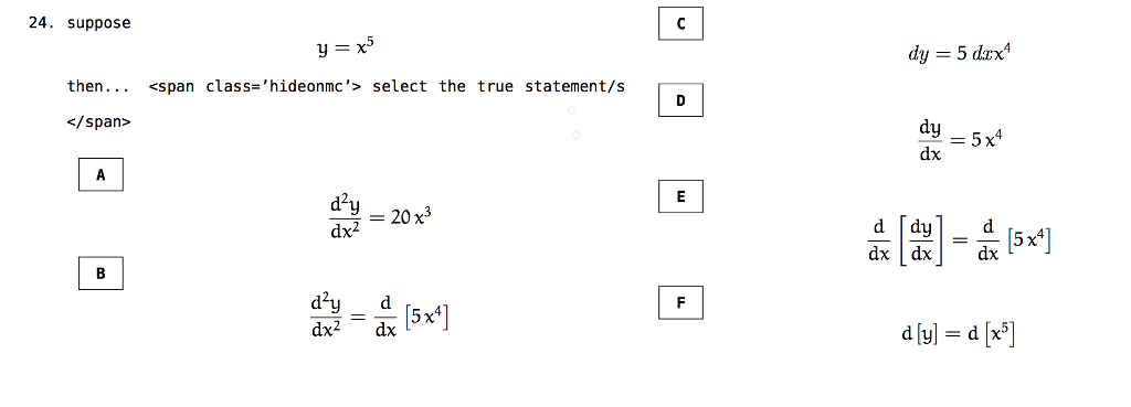 Solved 24 Suppose then kspan class 'hideonmc's select the | Chegg.com