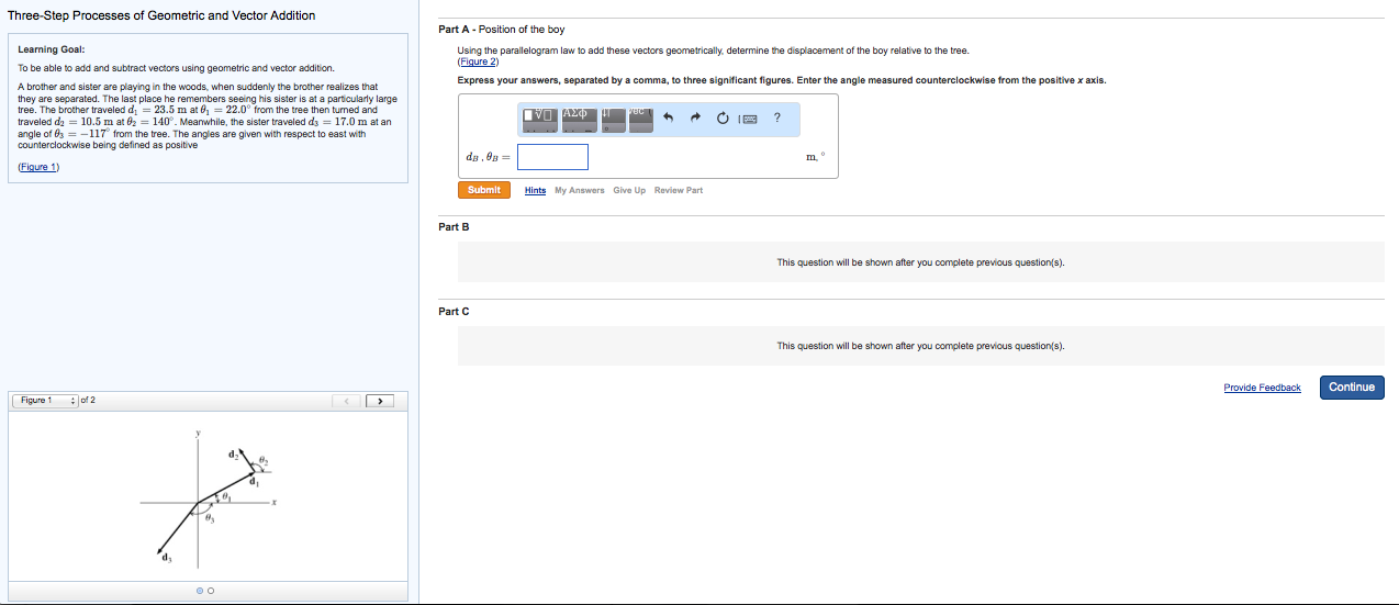 Solved To use geometric and component addition of vectors. | Chegg.com