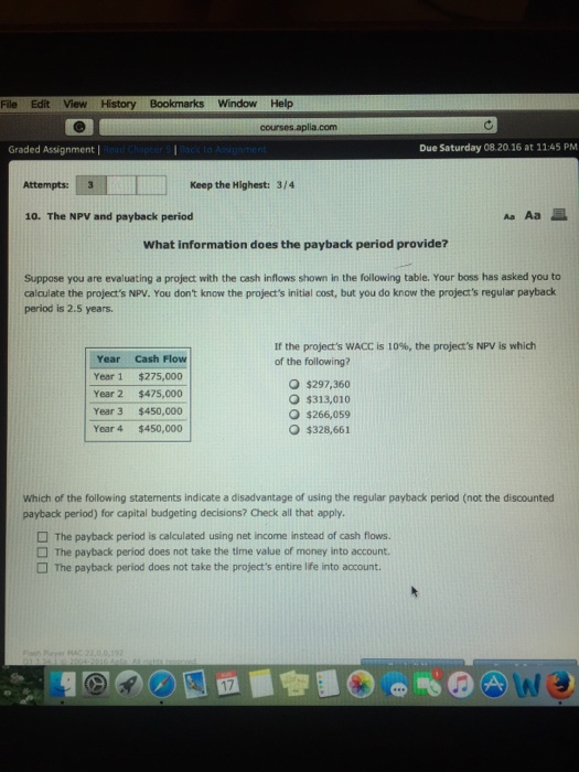 Solved Suppose you are evaluating a project with the cash | Chegg.com