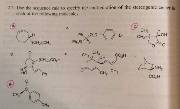 Solved Use the sequence rule to specify the configuration ot | Chegg.com