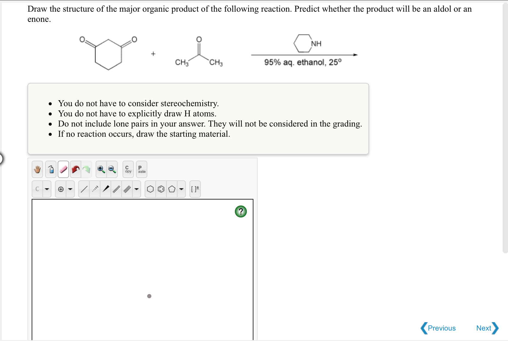 Solved Draw The Structure Of The Major Organic Product Of