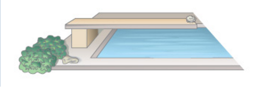 Solved A diving board is oscillating, undergoing SHM (simple | Chegg.com