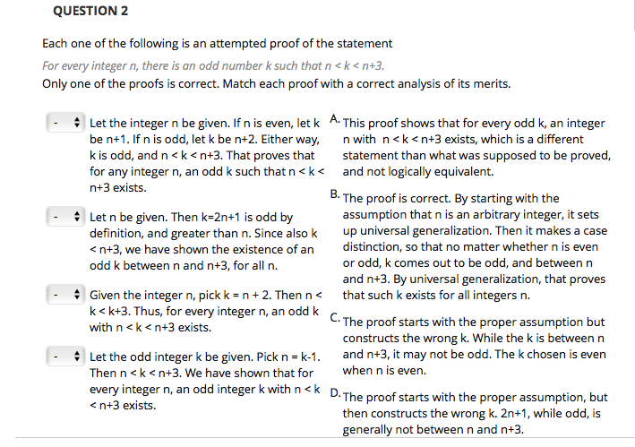 Solved QUESTION 2 Each one of the following is an attempted | Chegg.com