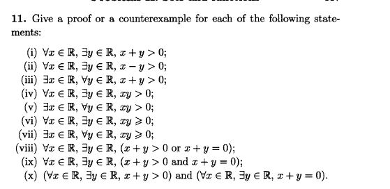 Solved Give a proof or a counterexample for each of the | Chegg.com