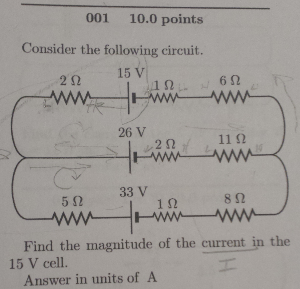 Solved Consider the following circuit. Find the magnitude of | Chegg.com