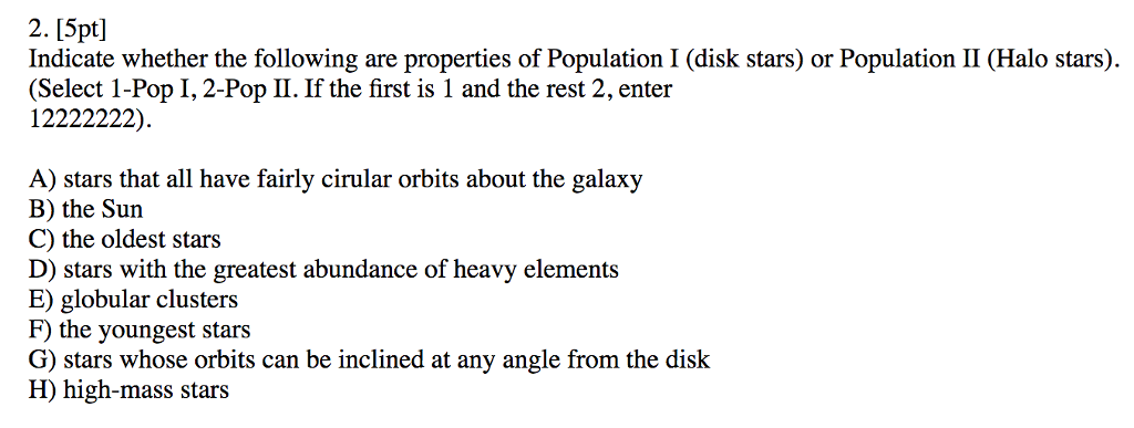Solved 2. 15pt] Indicate whether the following are | Chegg.com