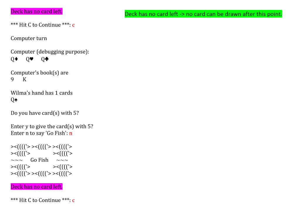 Solved Need help to Create a C program for a card game, | Chegg.com