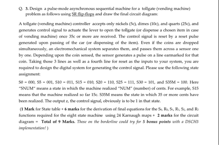 Solved Design a pulse-mode asynchronous sequential machine | Chegg.com