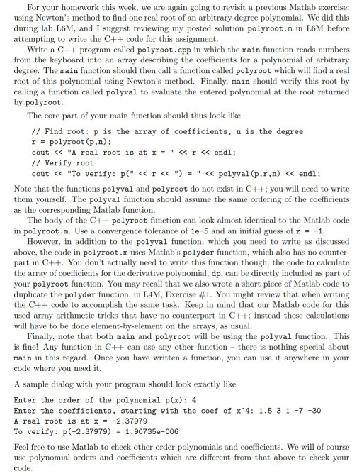 For your homework this week, we are again going to | Chegg.com