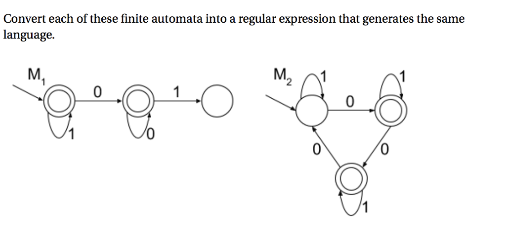 Solved Convert Each Of These Finite Automata Into A Regular