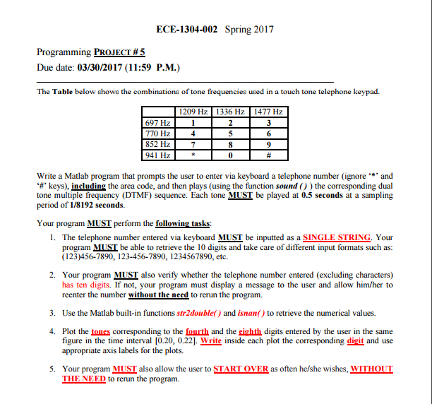 Solved The Table below shows the combinations of tone | Chegg.com