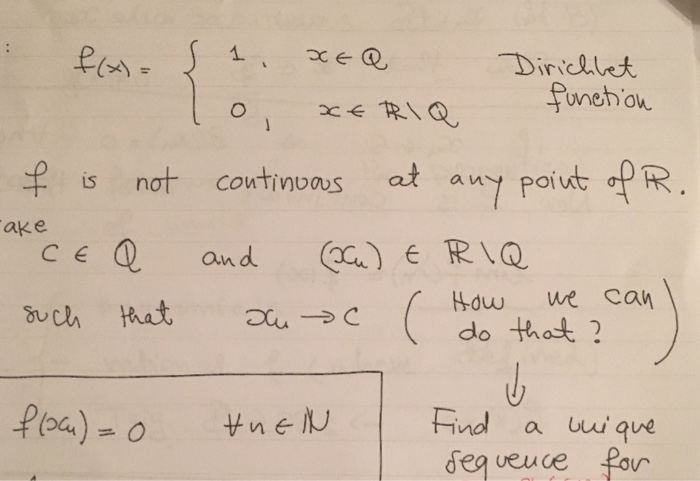 Solved f(x) = {1, x elementof Q 0, x elementof R\Q | Chegg.com