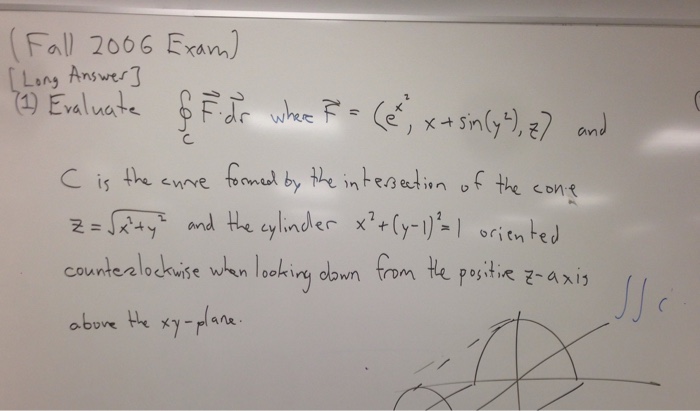 Solved Evaluate integral_C F vector middot dr vector where F | Chegg.com | Chegg.com