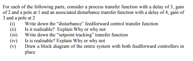 Solved For each of the following parts, consider a process | Chegg.com