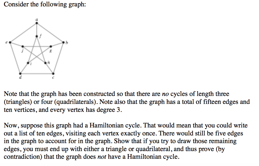 Solved Consider the following graph: Note that the graph | Chegg.com