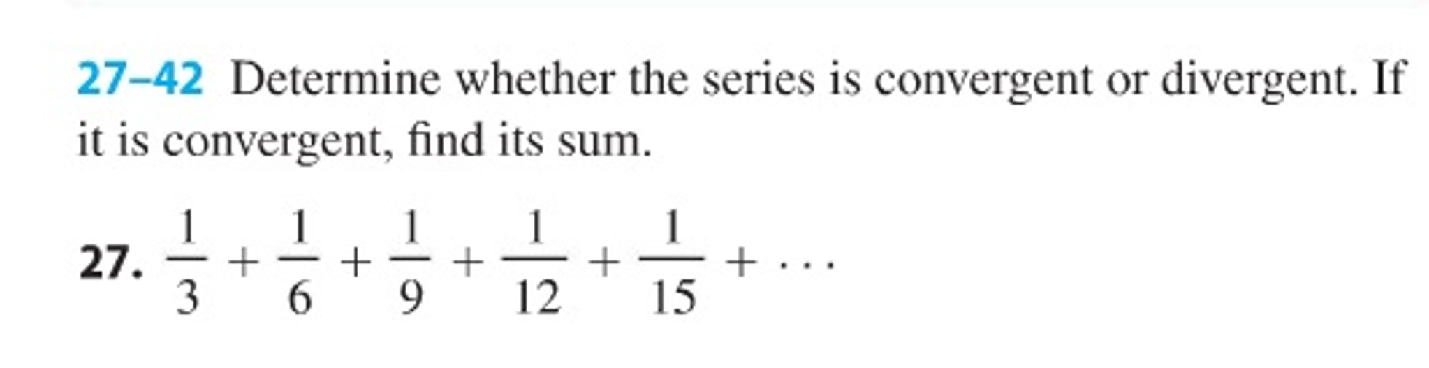 Solved Determine whether the series is convergent or | Chegg.com