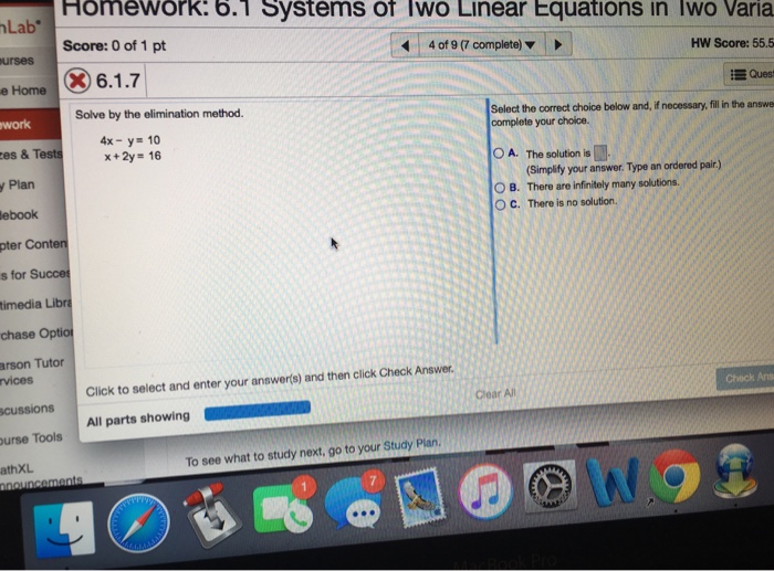 Solved I think I'm missing something simple. Please help me | Chegg.com
