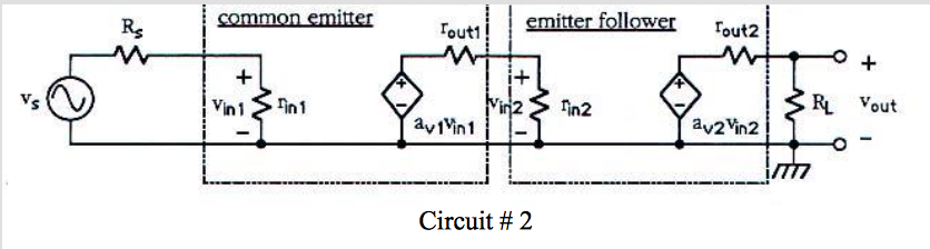 Solved ·Draw and label the small signal model of circuit # 1 | Chegg.com