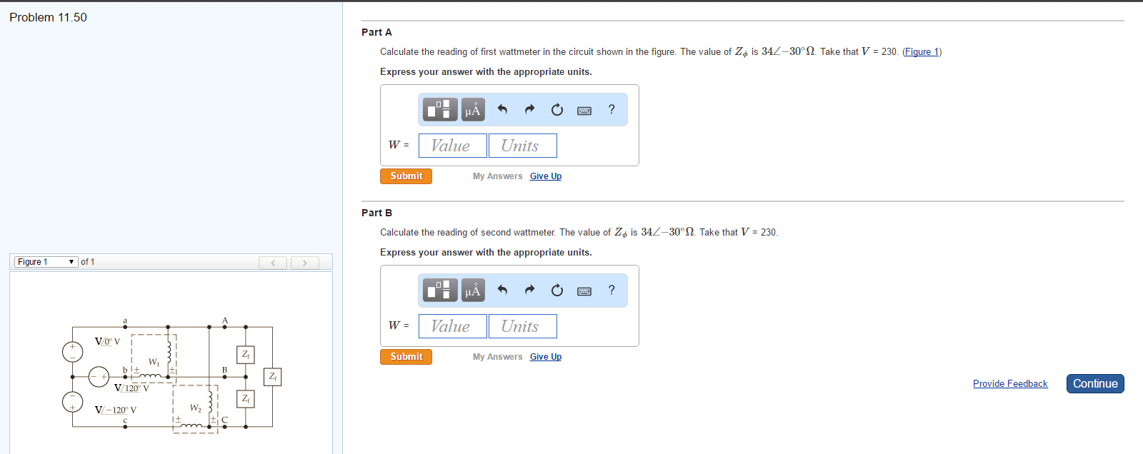 Solved Calculate the reading of first wattmeter in the | Chegg.com