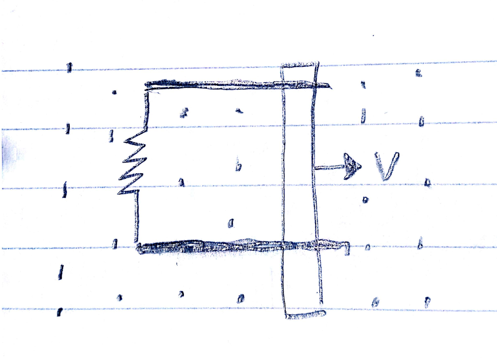 Solved A-The bar of the figure moves over the Rails to the | Chegg.com