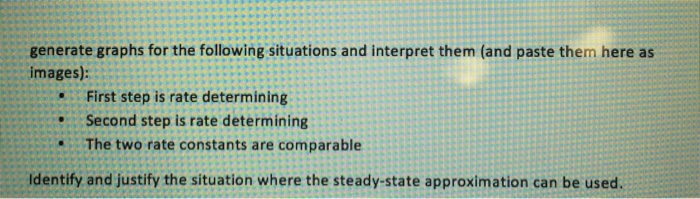 Solved Generate graphs for the following situations and | Chegg.com