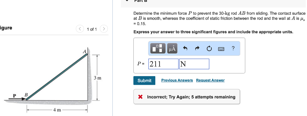 Solved Part B gure 1of1 Determine the minimum coefficient of | Chegg.com