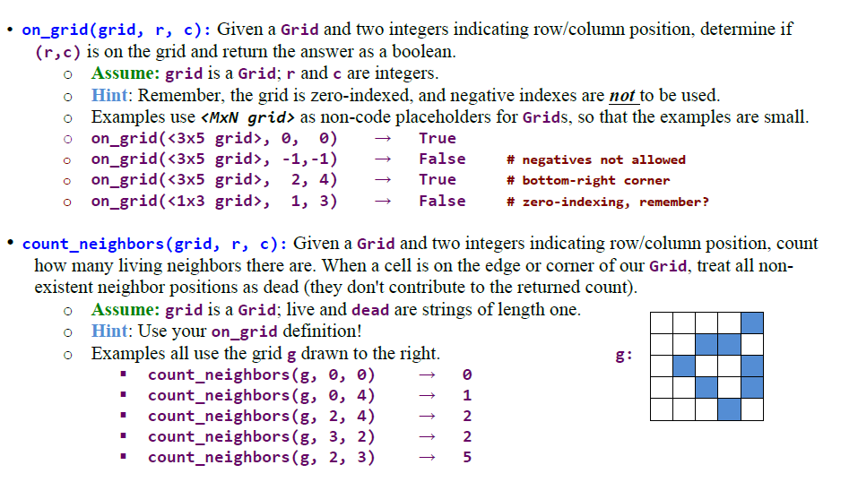 Solved First - Some Definitions We define a Grid and a | Chegg.com