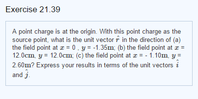 Solved A point charge is at the origin. With this point | Chegg.com