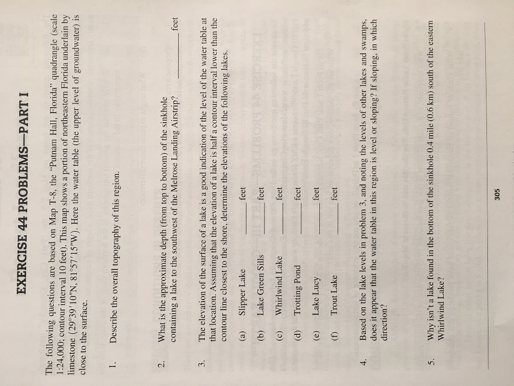 Solved EXERCISE 44 PROBLEMS-PART I The following questions | Chegg.com