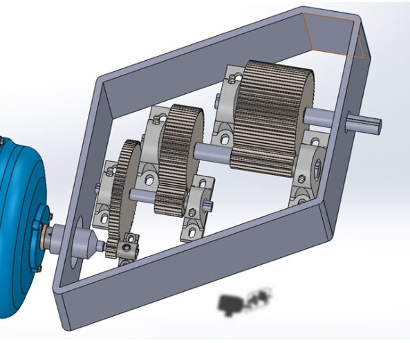 Solved A three-stage spur gear box transmits 20 kW power | Chegg.com