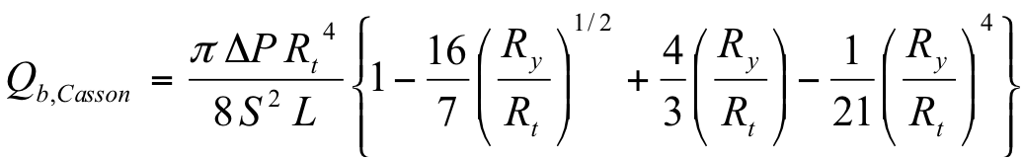 Casson model impact on Hagen-Poiseuille flow Show | Chegg.com