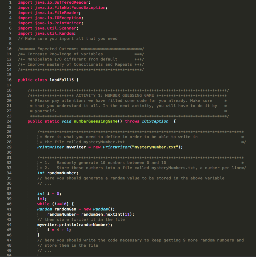 Solved Java- Here's My Pseudocode For The Project.