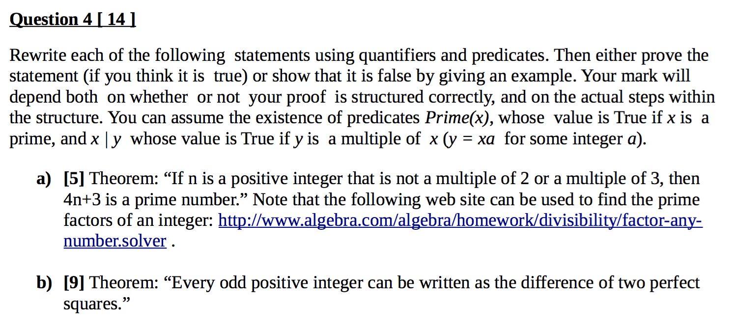 Rewrite each of the following statements using | Chegg.com