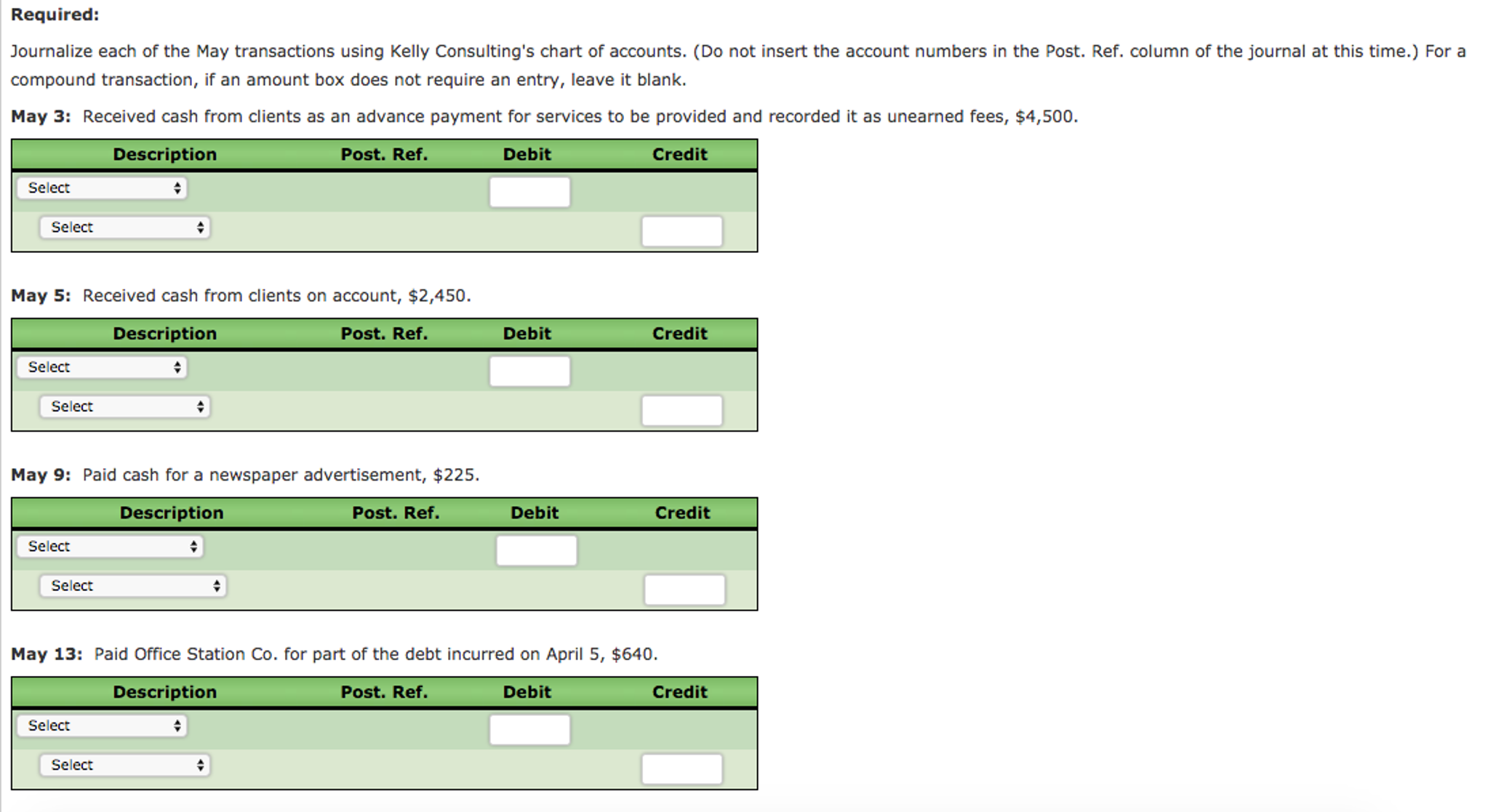 Solved Part 1 Comprehensive Problem 1: The following is a | Chegg.com