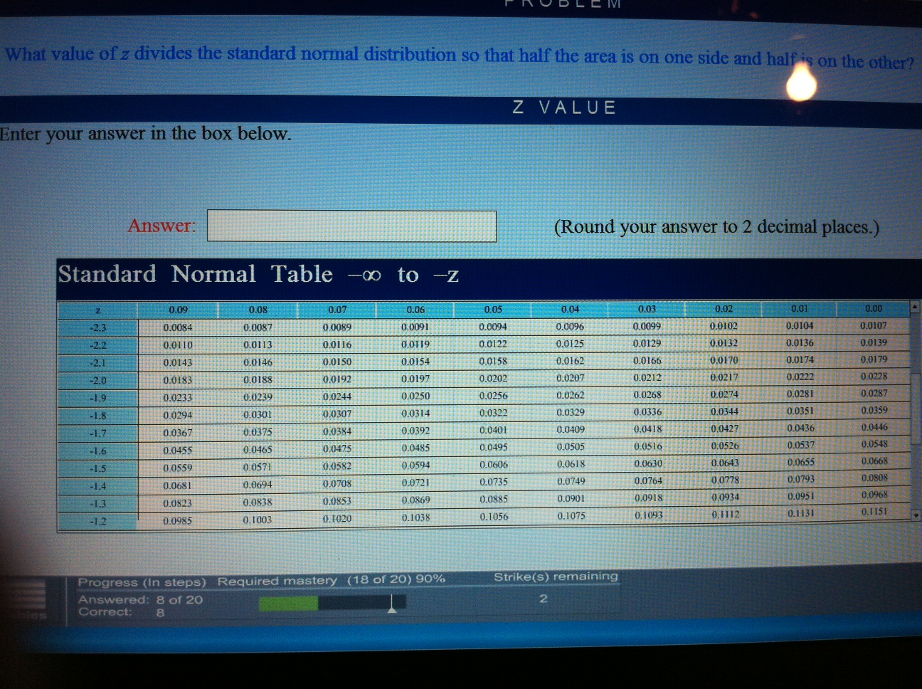 Solved Consider the following data: Enter the expected value | Chegg.com