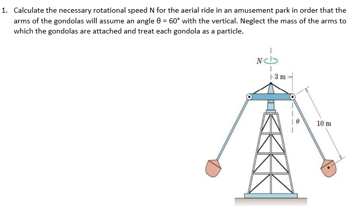 Solved Calculate the necessary rotational speed N for the | Chegg.com